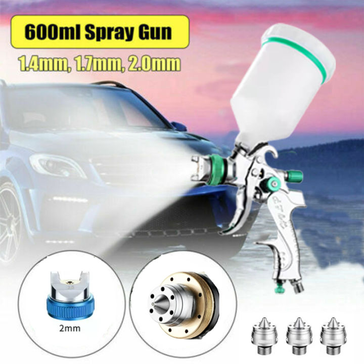HVLP Spray Gun Adjustable Metal Atomizing Spray Gun for Painting ...