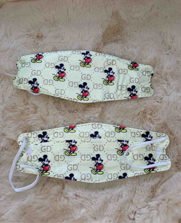 KF94 3D 4D Face Mask Mickey Mouse Adult Mask 10 pcs | Shop.com.mm