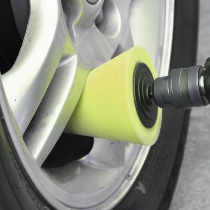 Car Tyres Foam Polishing Sponge Buffing Pad Car Polisher Tires Wheel ...