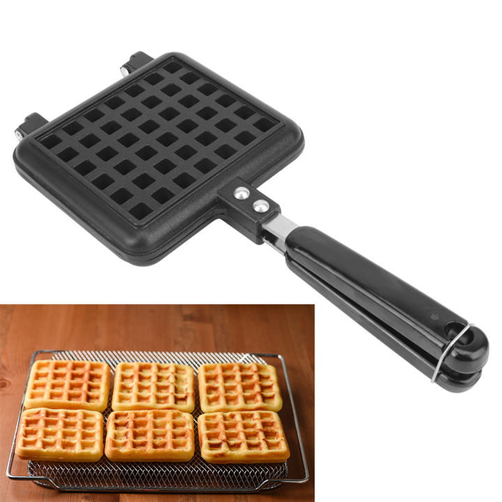 Waffles Pot Iron Baking Pan Waffle Maker Machine Bubble Egg Cake Oven ...