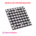 WS2812 LED 5050 RGB 8x8 64 Bit LED Matrix Module For Arduino | Daraz.pk
