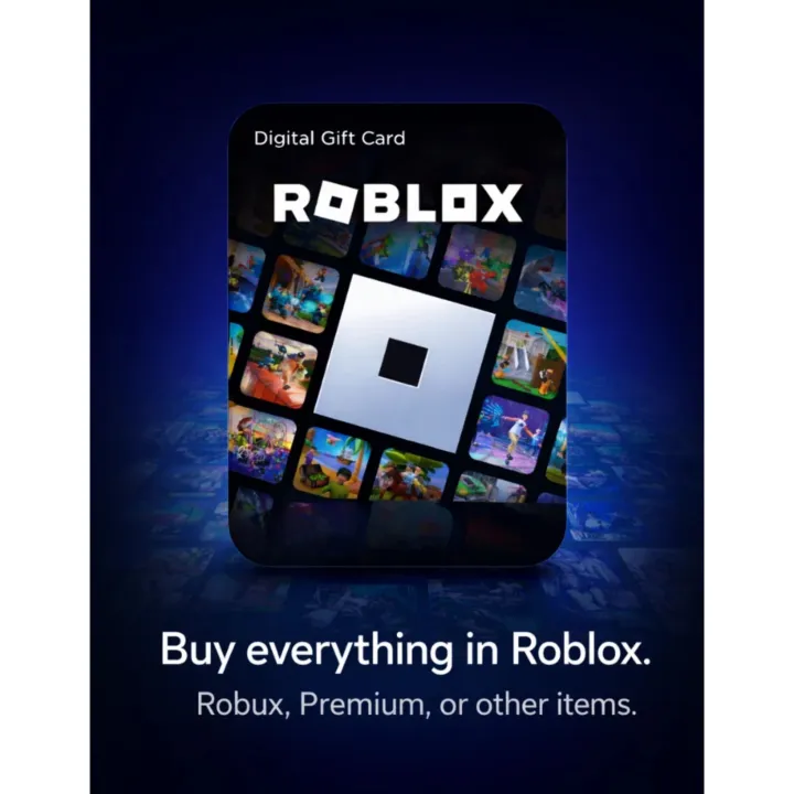 Roblox Topup 2500 Roblox ( Gift Card Worth $25 ) Robux Roblux Robloux ...