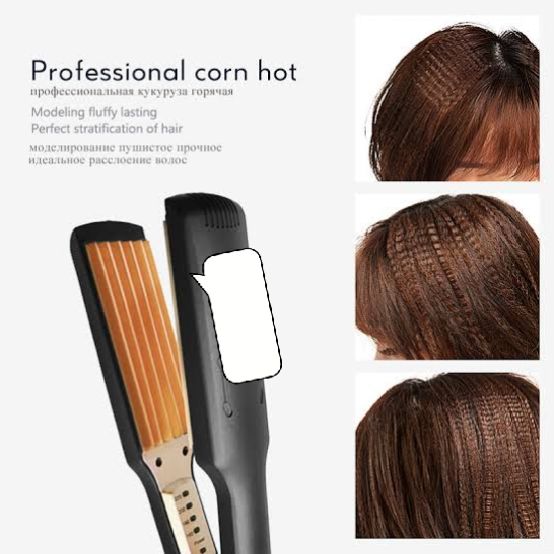 Professional Hair Crimper Wide Plate Temperature Control | Daraz.pk