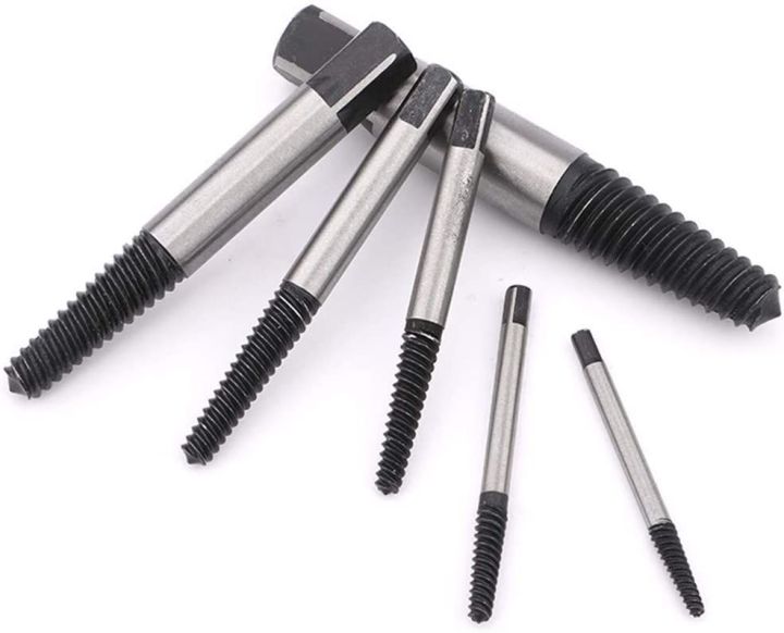 6 Piece Bolt Extractor, Screw Extractor Broken Tube Broken Tap Bolt ...