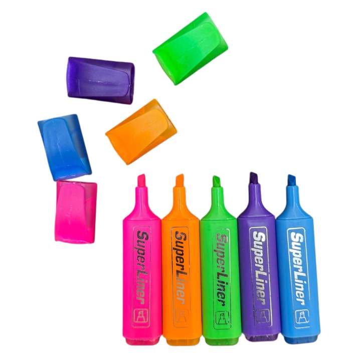 Highlighter Fluorescent | Assorted Set Of 2 Or 4 As Opted | Versatile ...