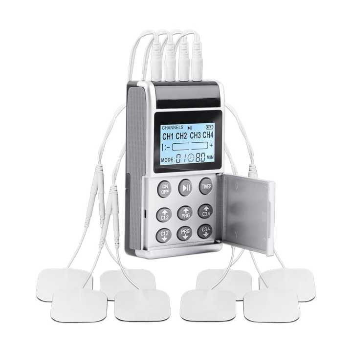 15 Modes 4 Output Channel PMS Eletric Professional Muscle Stimulation ...