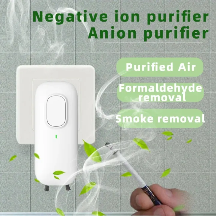 Mini Anion Purifier, Plug-in Air Purifier with Negative Ion Generator ...