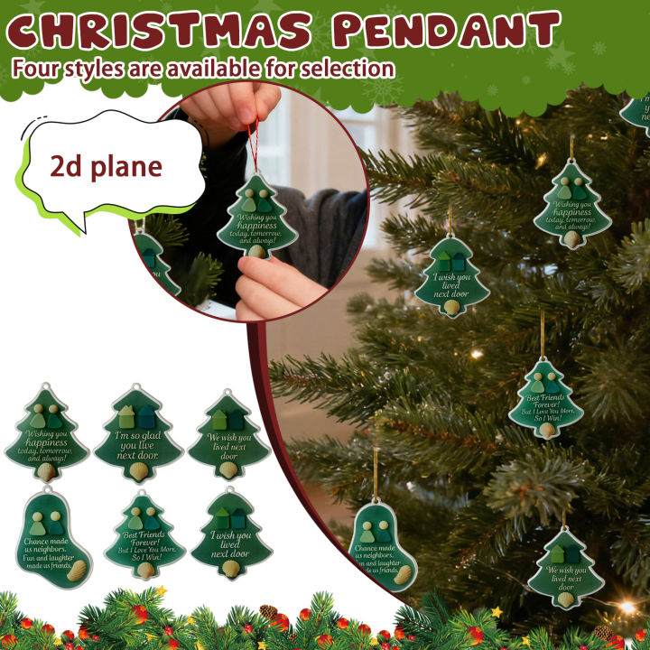 2D Plane Christmas Candy Decorations Wooden Mint Lollipops With Red And ...