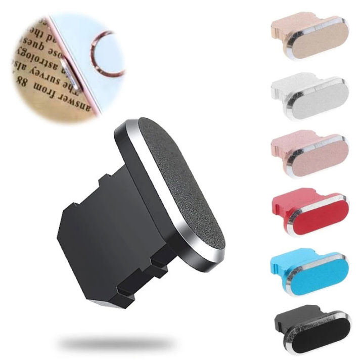 2PCS Metal Anti Dust Plug for IPhone 14 13 12 11 Pro Max XS 8 Plus IPad ...