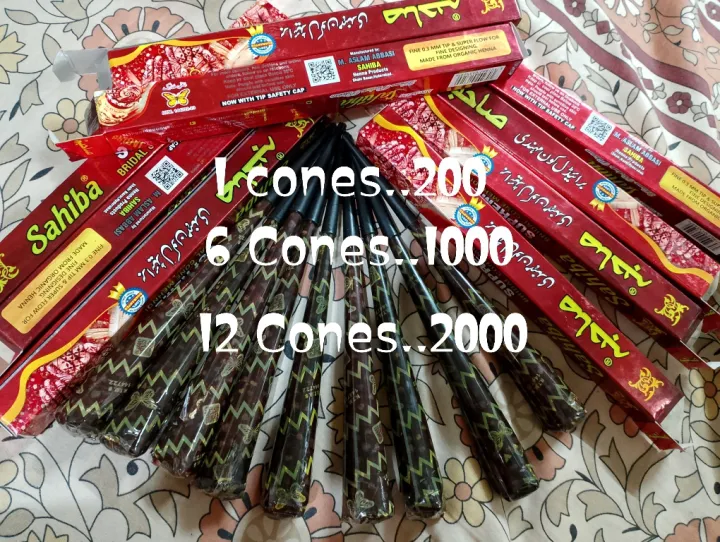 Bridal Mehndi Cones I Karachi Brown Mehndi Cones for party & bridal ...