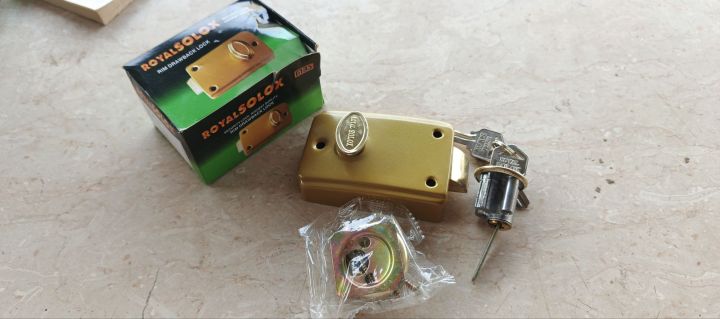 Almari Lock Royal Solox High Security Almari Door Lock with 3 Keys ...