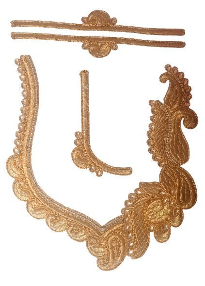Aari work patch neck designs for ladies dresses | Daraz.lk