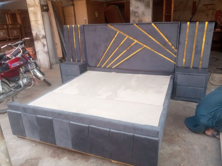 modren stylish cution bed side box made with wooden sheet custmized ...