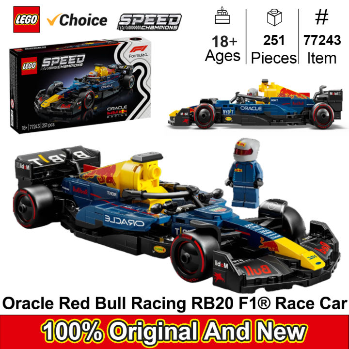 LEGO 77243 Speed Champions Oracle Red Bull Racing RB20 F1 Race Car ...