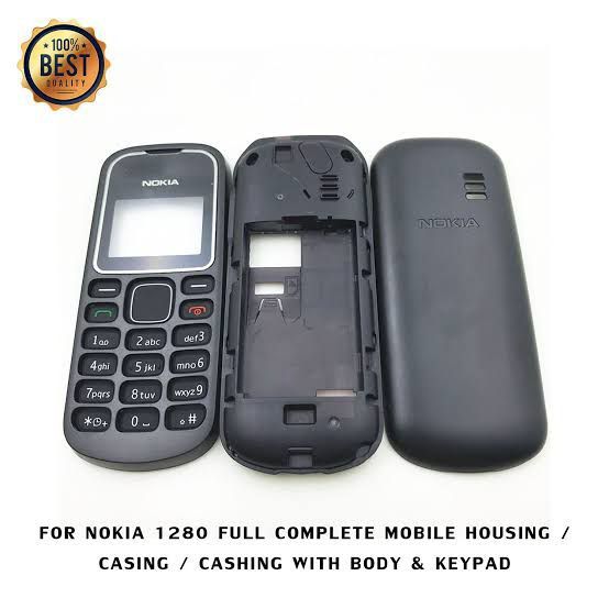 Nokia 1280 Full Complete Mobile Housing / Casing / Cashing with Body ...