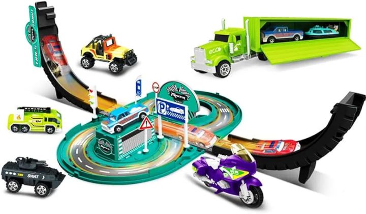 Six Six Zero Car Track Amazing Car Track Kids Indoor Outdoor Fun | Daraz.pk