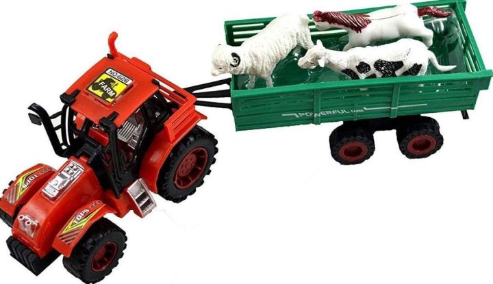 Tractor Trolley Toy With Animals | Daraz.com.np