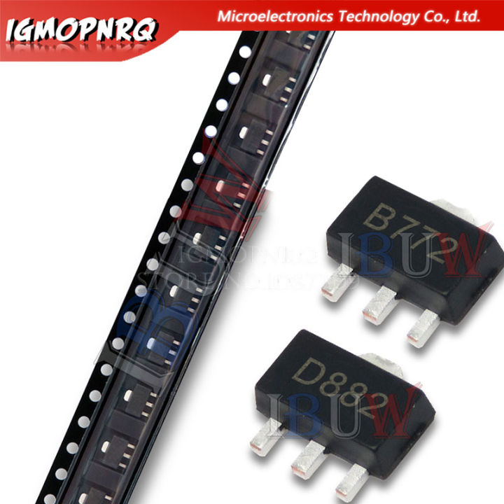 20PCS 2SB772 SOT89 B772 SMD SOT-89 2SD882 D882 PNP MEDIUM POWER ...