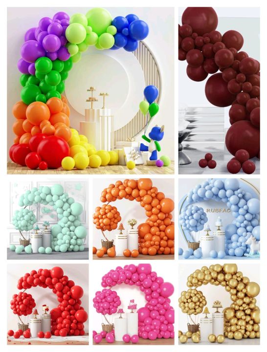pack of 30 pcs balloons latex balloons All colours and multi colours ...