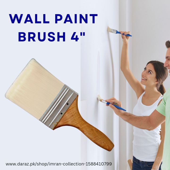 Wall Paint Brush - 4 Inch | Daraz.pk