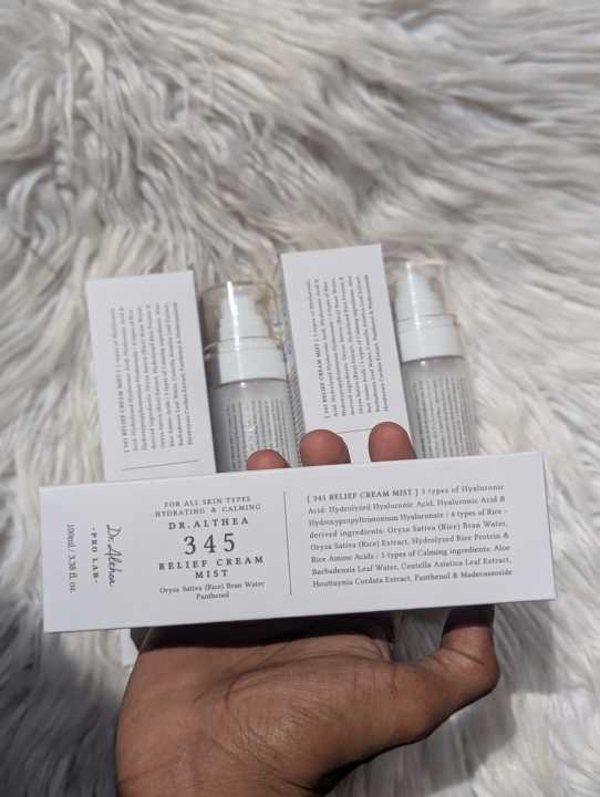 Dr Althea 345 Relief Cream Mist Facial Spray 100ml – Soothing Hydration ...