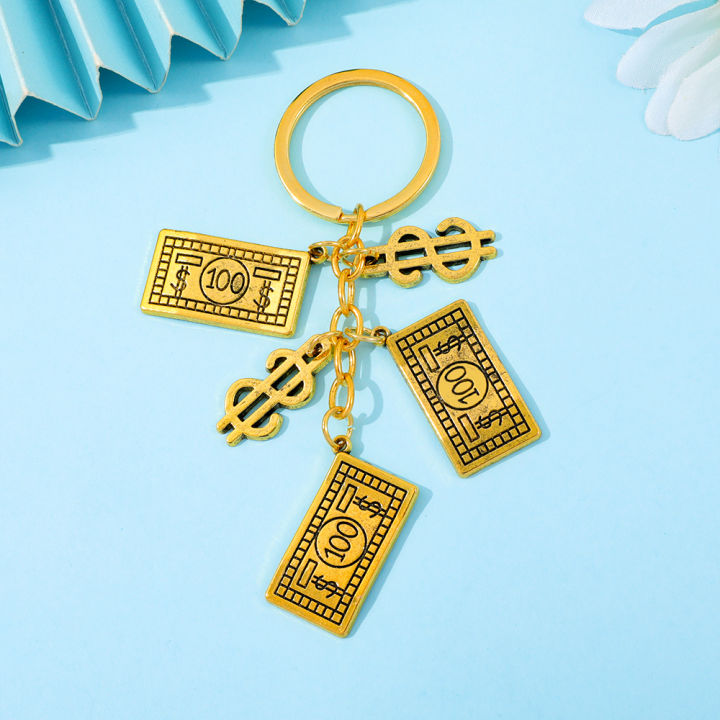 100 Dollar USD Model Keychain Money Tree Purse Handmade Souvenir US ...