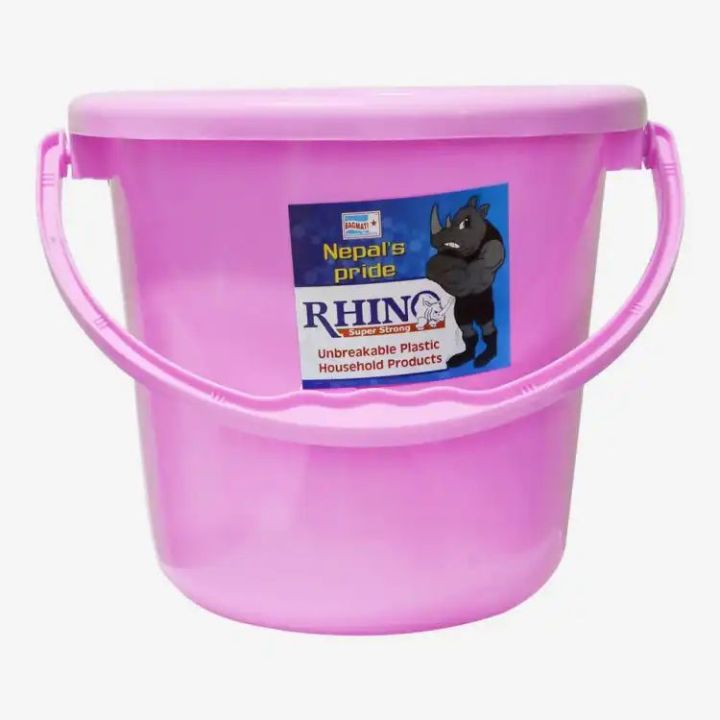Bagmati Pink Rhino Plastic Bucket - 5 Ltrs. | Daraz.com.np