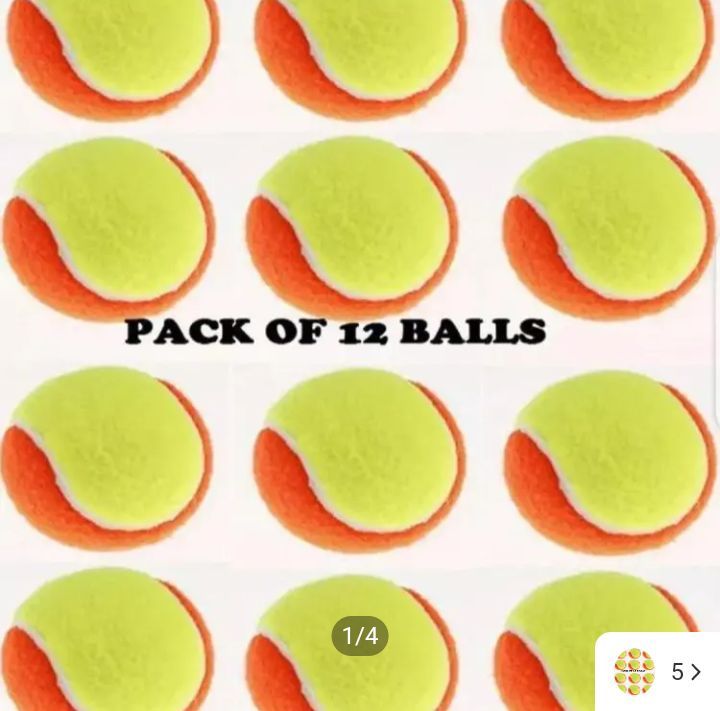 Cricket Ball Tennis Ball Normal Pack of 12/Balls | Daraz.pk