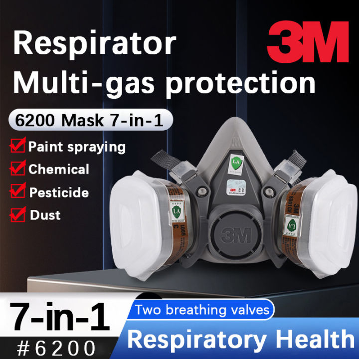 【Quality】 3M 6200 Spray Paint Dust Filter Box Chemical Organic ...