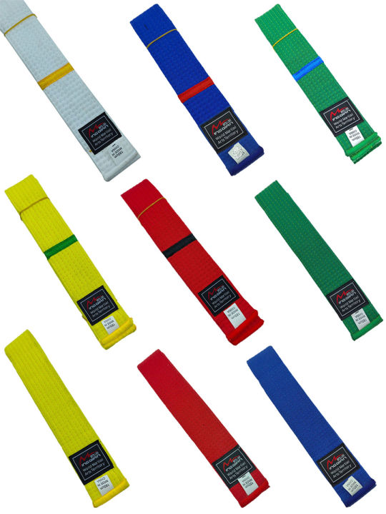 ITF INTERNATIONAL TAEKWON‑DO FEDERATION Belt, Yellow Green White Blue ...
