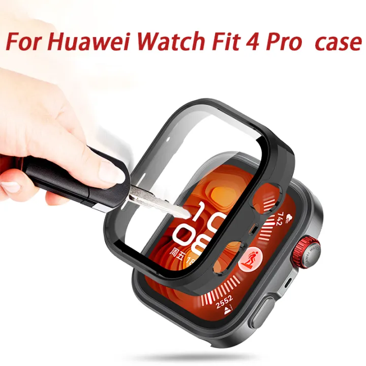 Tempered Glass+Case For Huawei Watch Fit 4 Pro Cover All-Around PC ...