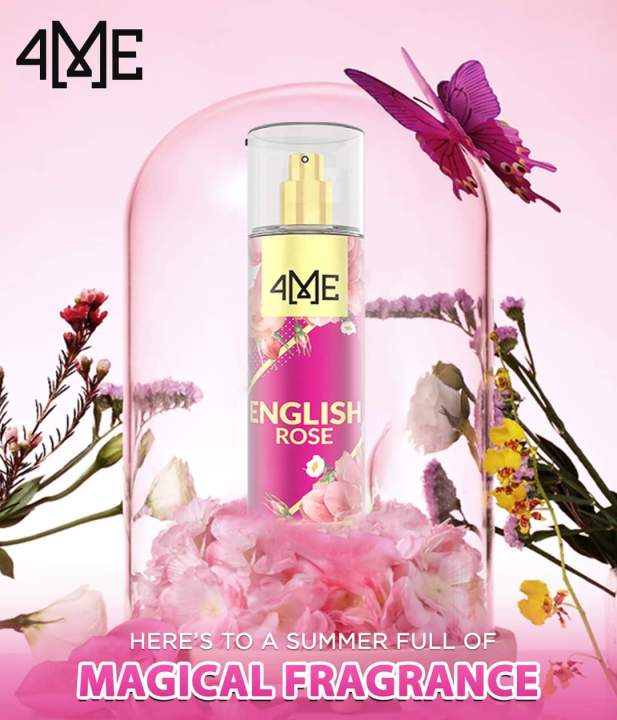 4ME English Rose Body Mist (200 ml) | Daraz.pk