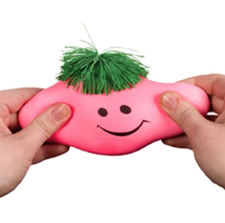 Chunky Yarn Smile Face Stress Balls - 12 Piece Pack Of Squishy Squashy ...
