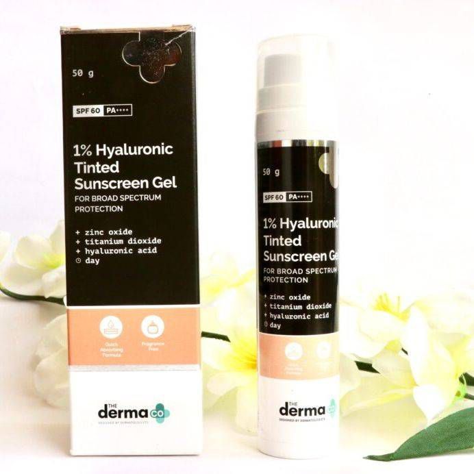 The Derma co 1% Hyaluronic Tinted Sunscreen gel50g | Daraz.com.np