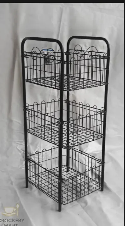 New 3 ties Fancy Rack Kitchen Organizer For Fruit And Vegetables | Daraz.pk
