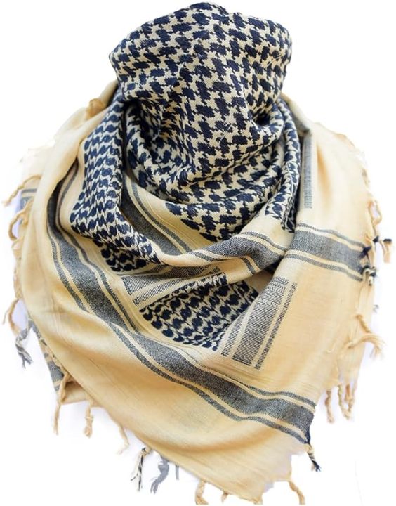 Keffiyeh | Tactical Desert Scarf Wrap | Shemagh | Head Neck Arab Scarf ...