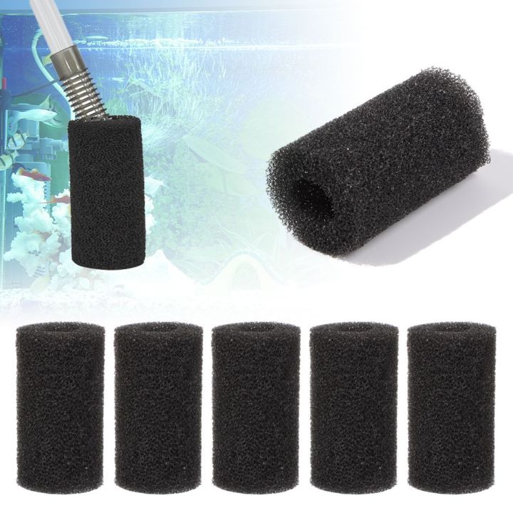 5 Pcs/set Aquarium Biochemical Filter Sponge Fish Tank Inlet Water Pre ...