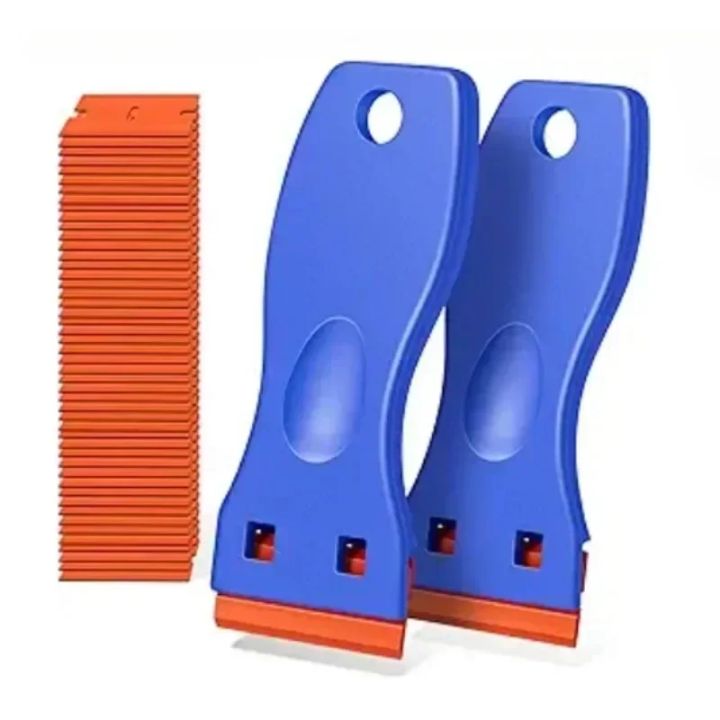1Set Car Window Glass Clean Scraper Car Sticker Remover Plastic Razor ...