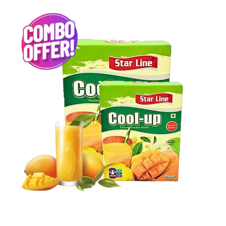 Star Line Cool-up Drinking Powder Mango – Combo Pack (250g & 125g) | Daraz.com.bd