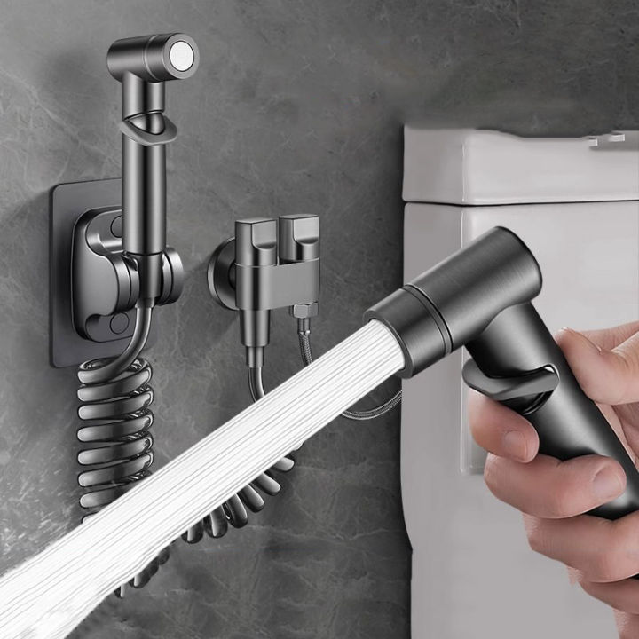 Toilet companion 1 in 2 out flush spray gun faucet bidet booster nozzle ...