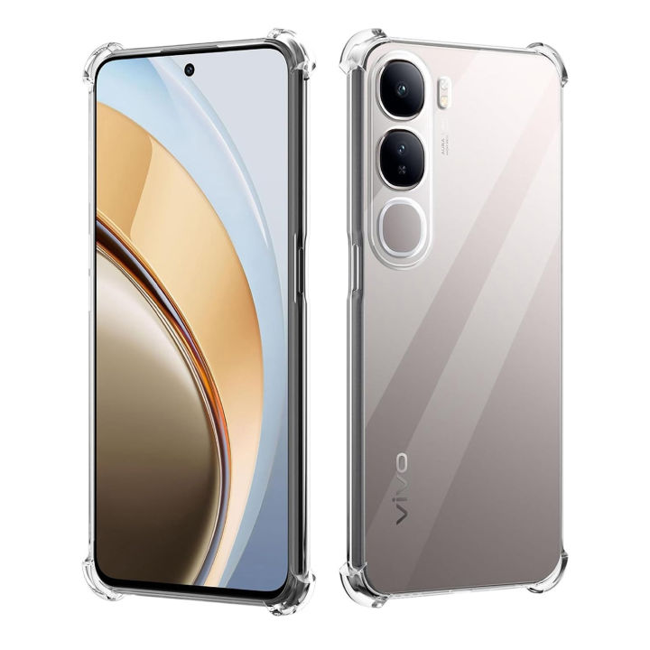 Vivo Y29s - Y04 Premium Clear Case Extra Bumper Transparent Back Cover ...