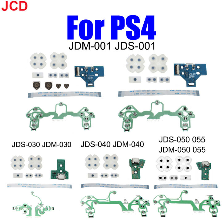 JCD 1Set JDS-001 030 040 055 USB Charging Port Board For PS4 Controller ...