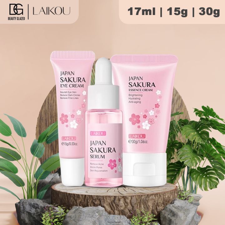 LAIKOU Japan Skincare Set- 3Pcs | Daraz.com.bd