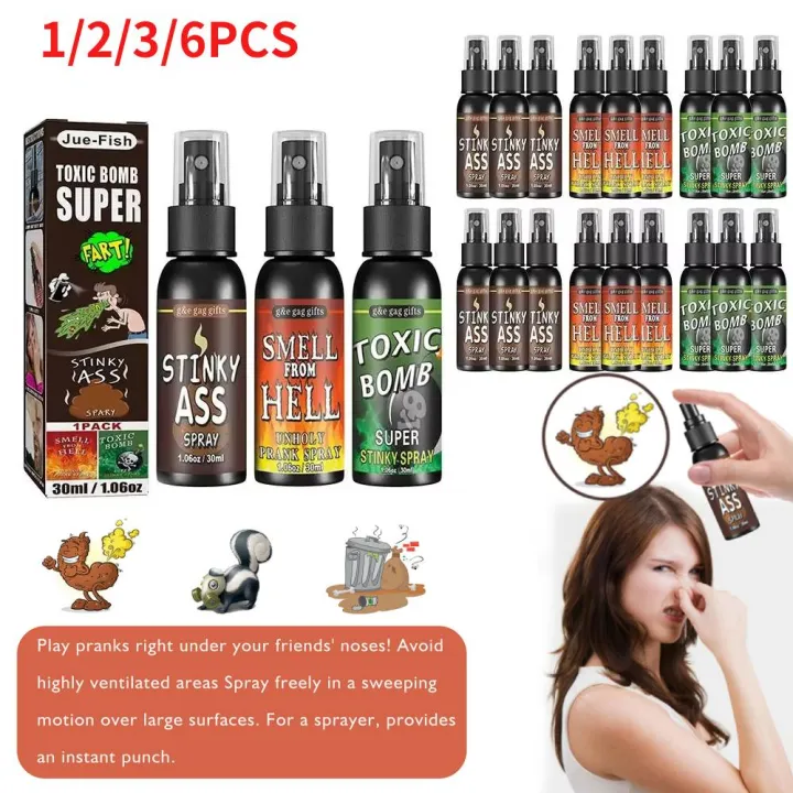 30ml Poop Spray Creative Liquid Fart Gag Prank Joke Spray Funny Toy Non ...