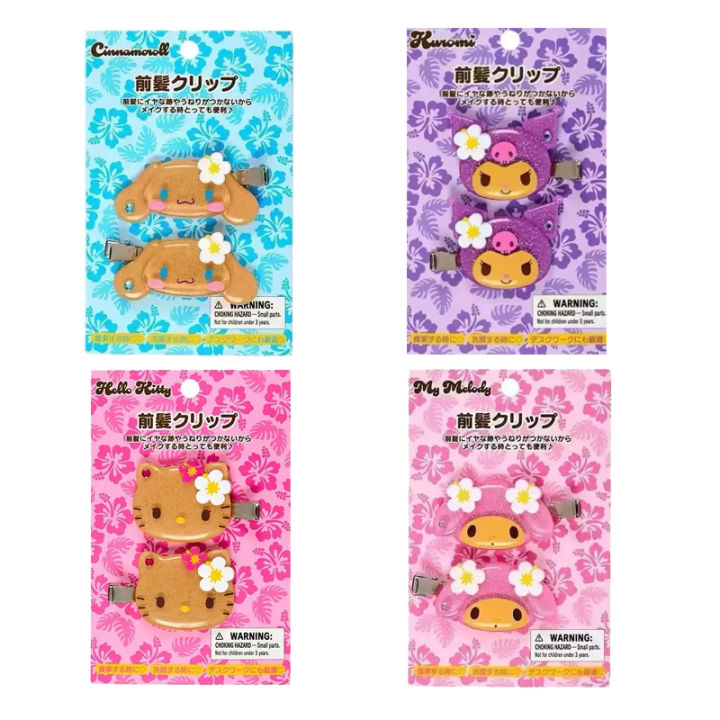 Sanrio Hello Kitty sad mi flower rabbit non-trace hairclip sweet girl ...