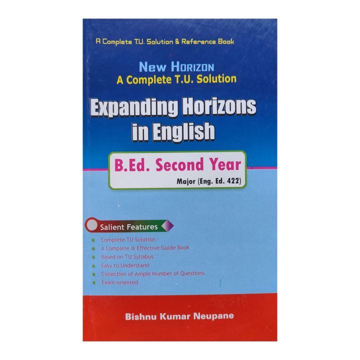 Expanding Horizon In English Solution For Bed Second Year | Daraz.com.np