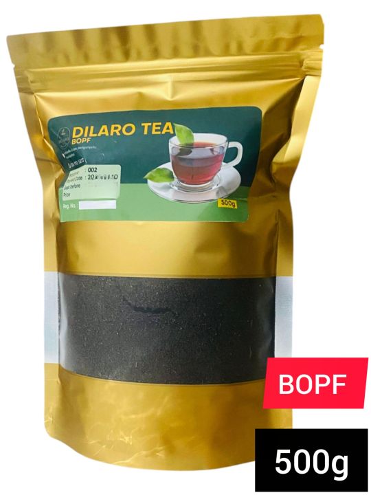 Dilaro Premium BOPF Black Orange Pekoe Fannings Tea - 500g Pack, Fresh ...