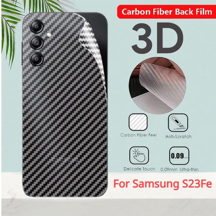 Samsung Galaxy s23fe carbon fiber back film | Shop.com.mm