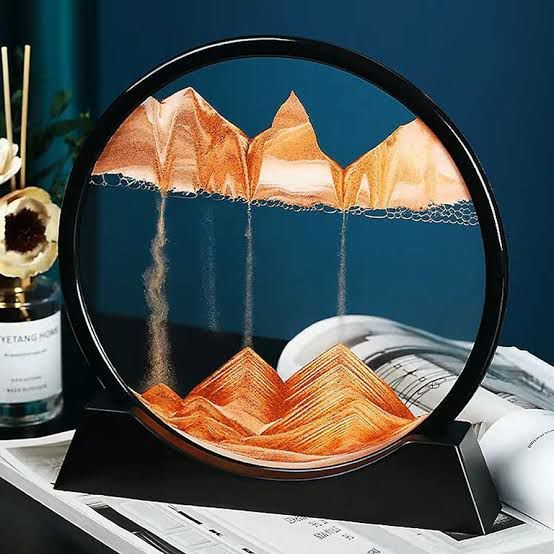 3D Moving Sand Art Painting Glass |Sandscape in Motion| Hourglass ...