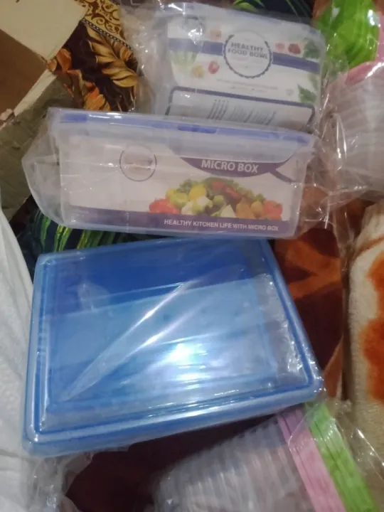 Storage Box Food Container With Seal 3 Pieces Set 100% premium quality ...